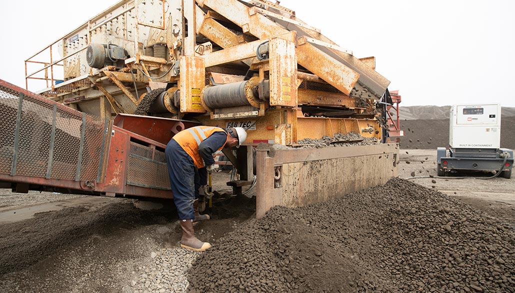 Material Processing - Alaska Frontier Constructors