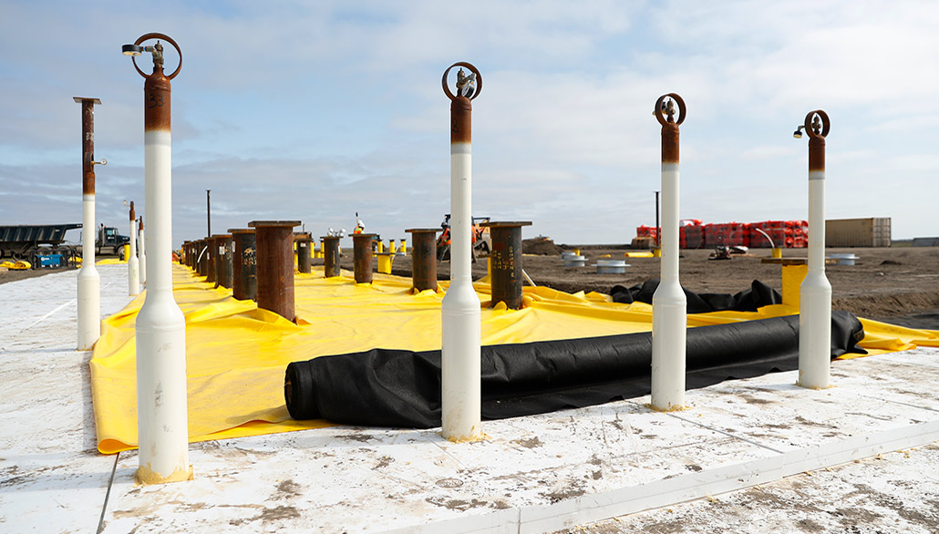 Liner Installation - Alaska Frontier Constructors