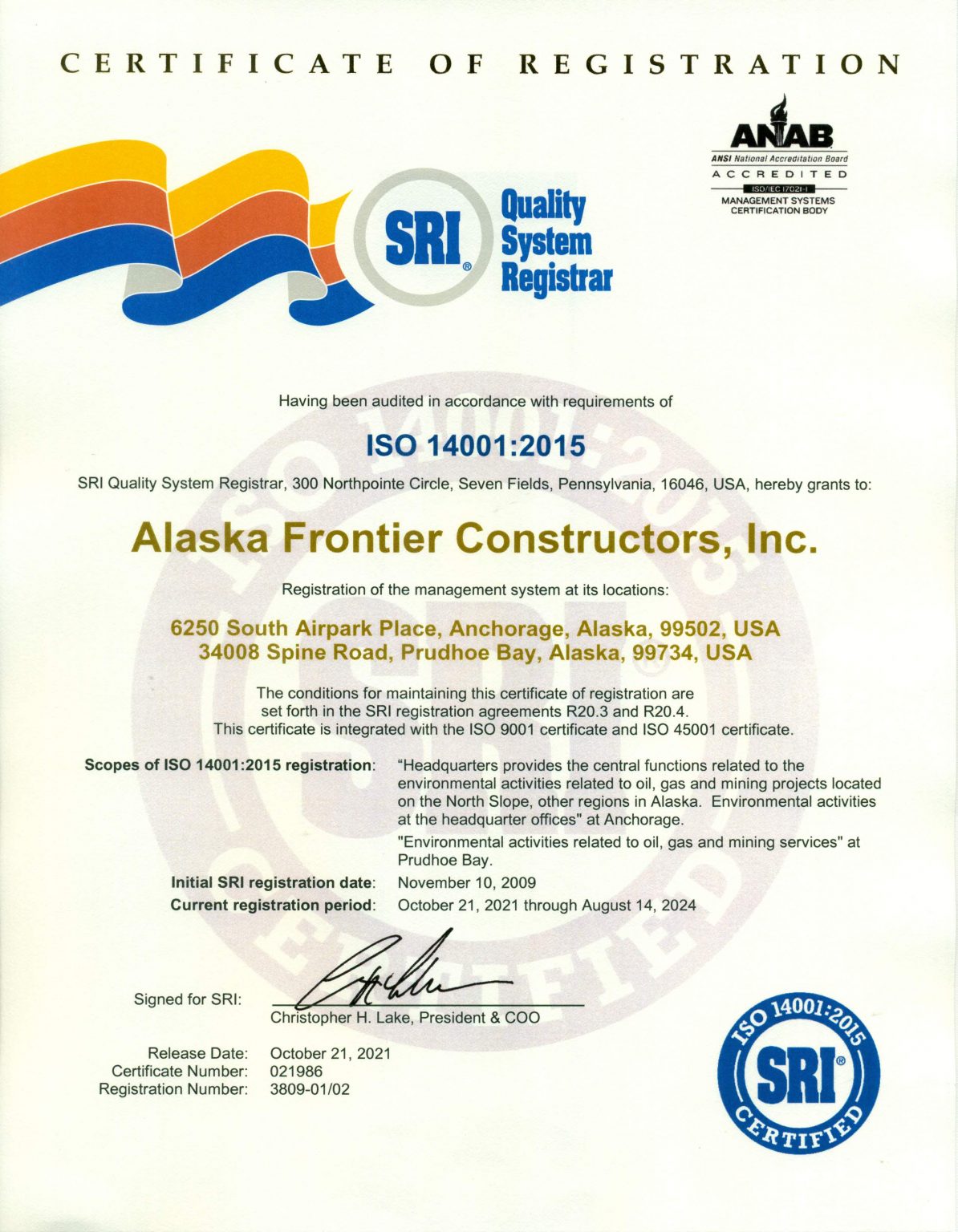 About Us - Alaska Frontier Constructors