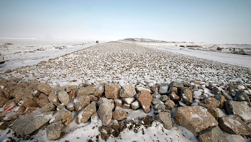 Slope Protection Fabrication and Installation - Alaska Frontier ...